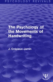 The Psychology of the Movements of Handwriting – Brainary Books