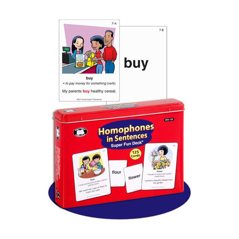 Homophones In Sentences Fun Deck – Brainary Books