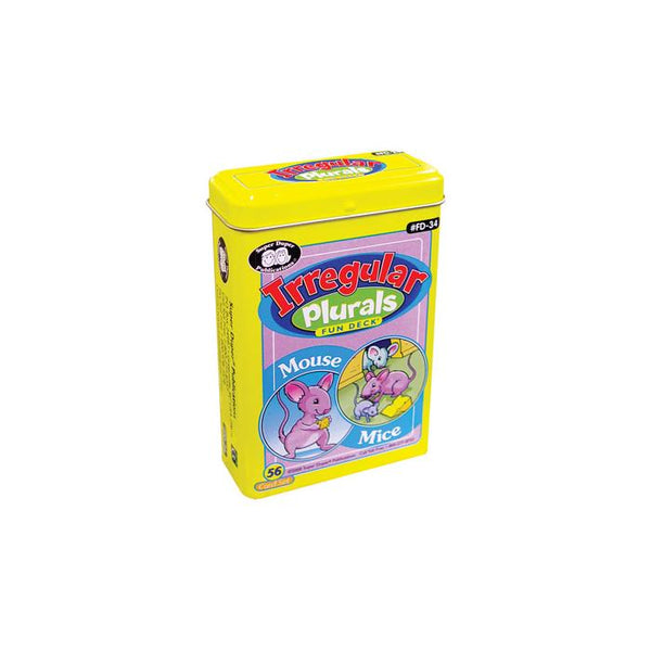 Irregular Plurals Fun Deck – Brainary Books
