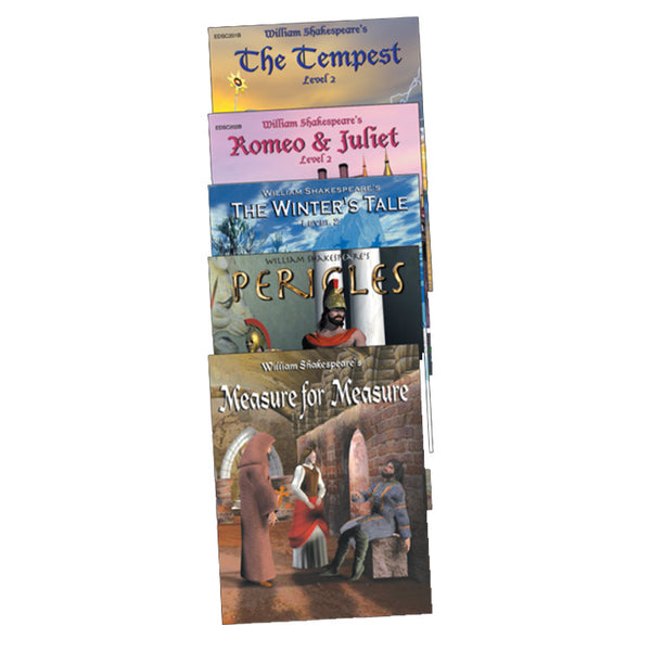 Easy Reading Shakespeare: Reading Level 2 (5-Book Set) – Brainary Books